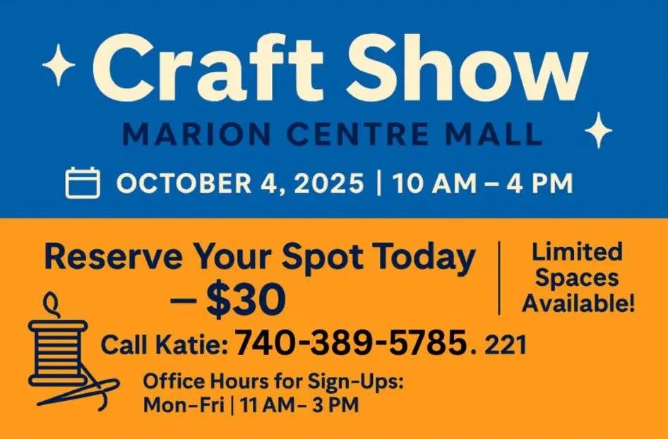 Craft Show at the Marion Centre Mall - Marion Area Convention and ...