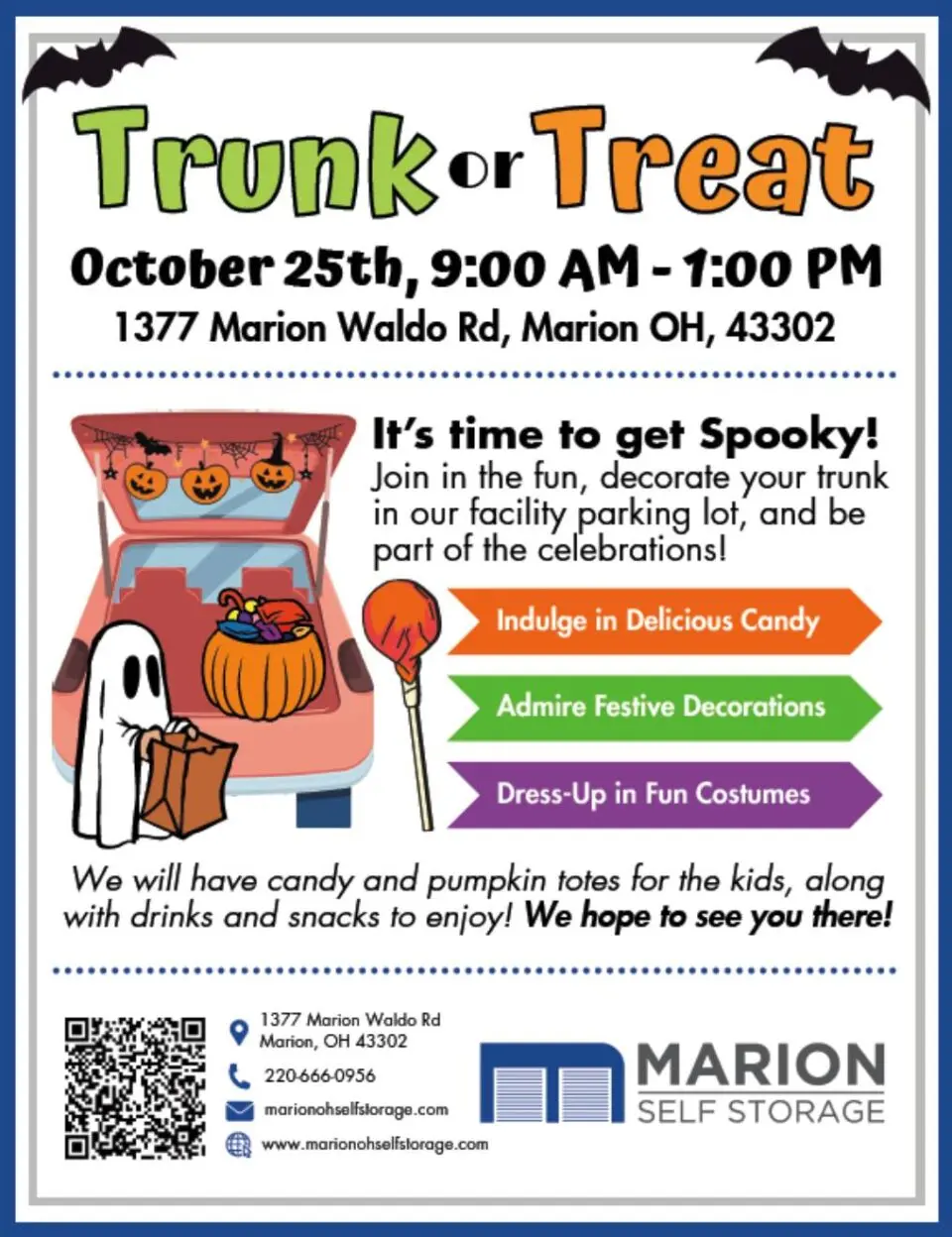 Trunk-or-Treat at Marion Self Storage - Marion Area Convention and ...