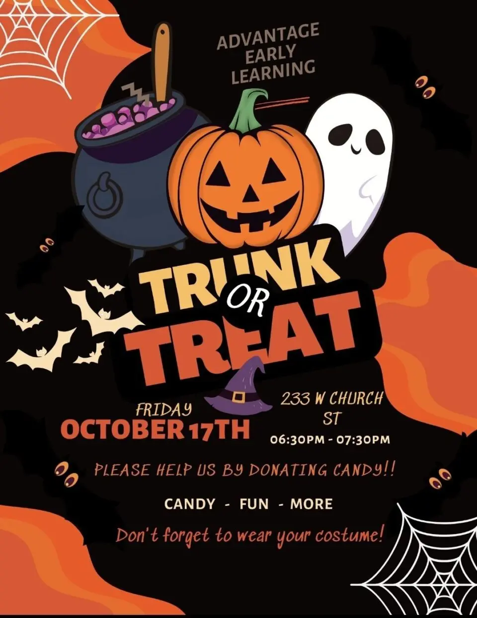 Trunk-or-Treat at Advantage Early Learning Academy - Marion Area ...