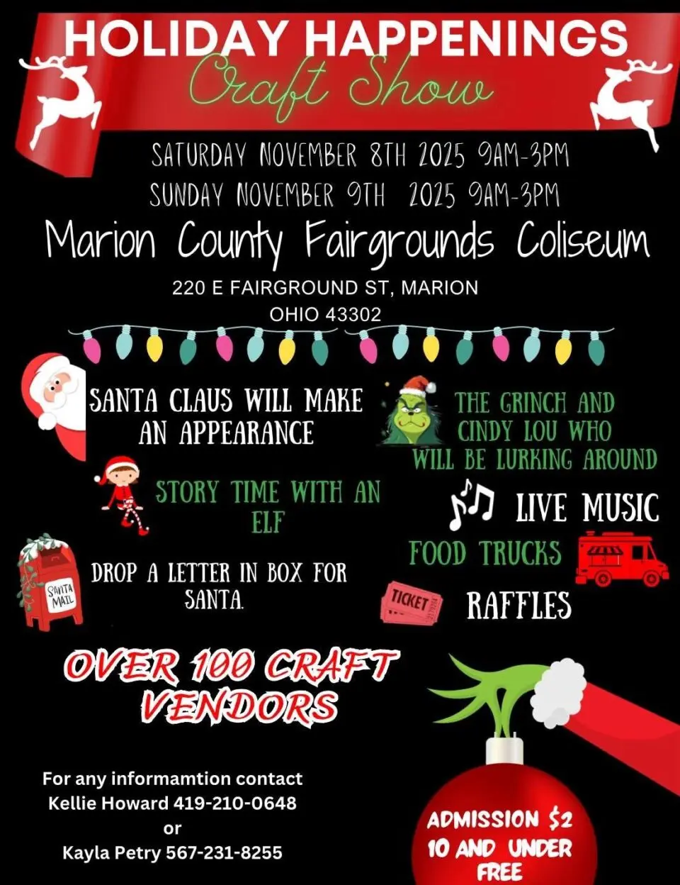 Holiday Happenings Craft Show in the Veterans Memorial Coliseum at the ...