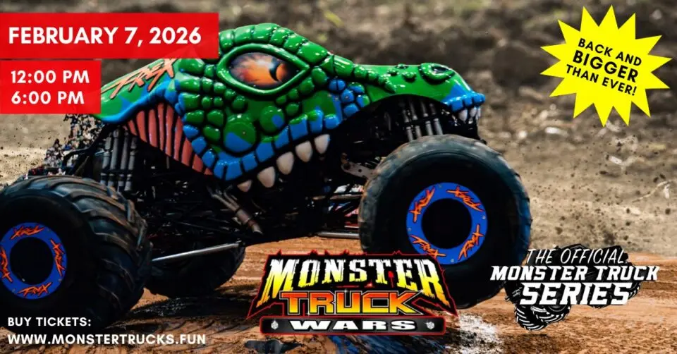 Monster Truck Wars in the Veterans Memorial Coliseum at the Marion ...