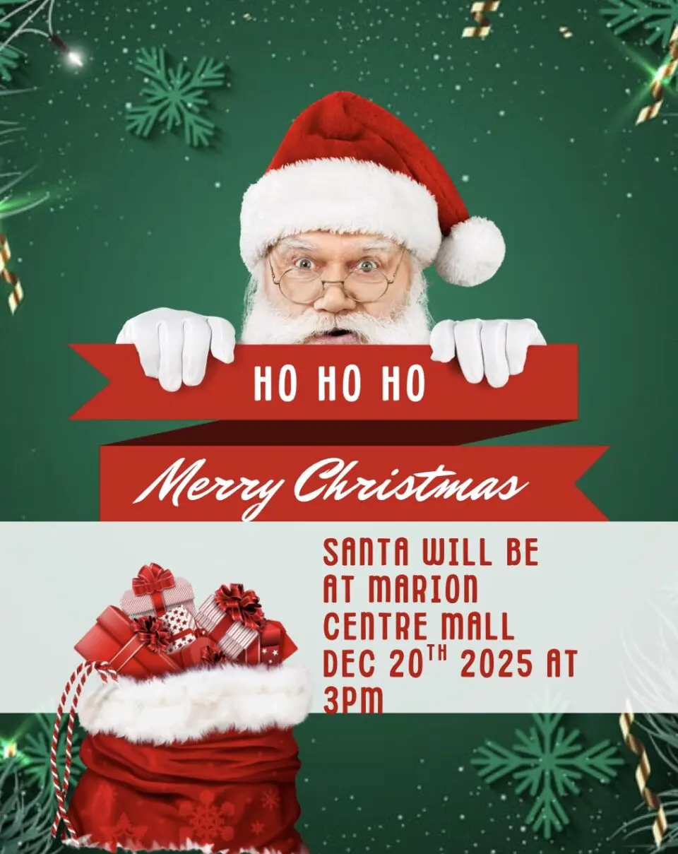Visit with Santa at Marion Centre Mall - Marion Area Convention and ...