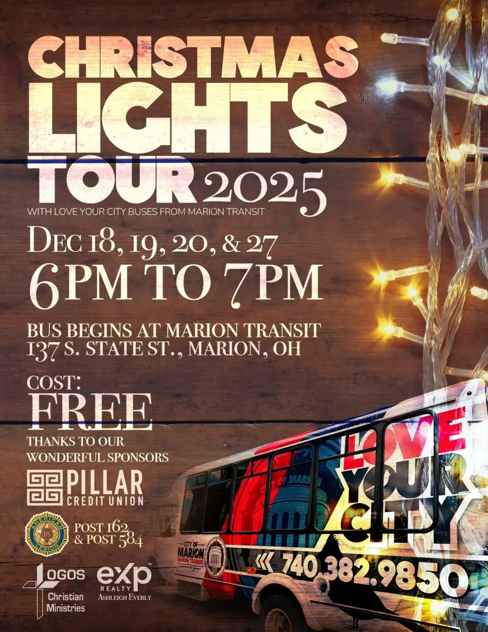 Christmas Lights Tour 2025 in Marion - Marion Area Convention and ...
