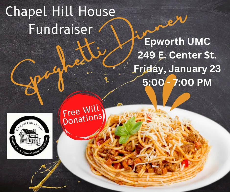 Spaghetti Dinner at Epworth United Methodist Church - Marion Area ...