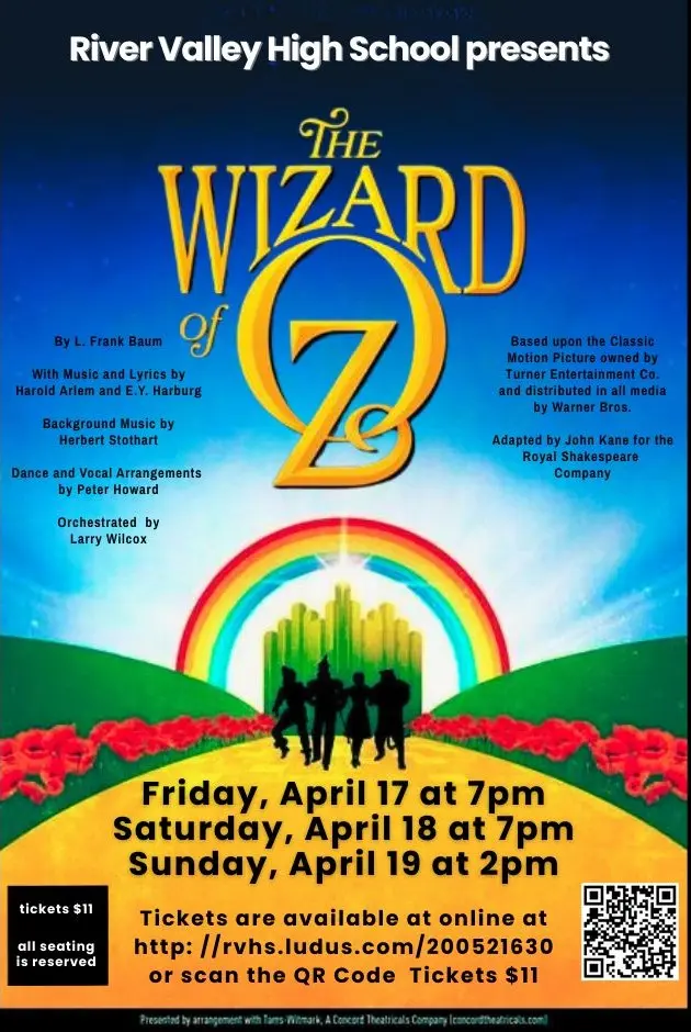 River Valley High School presents The Wizard of Oz Musical at River ...
