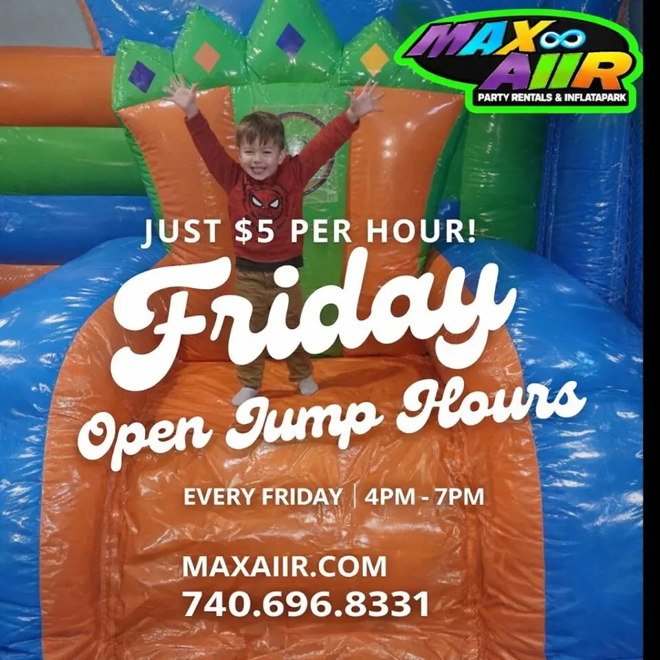 $5 Fridays at MaxAiir Inflatapark - Marion Area Convention and Visitors ...
