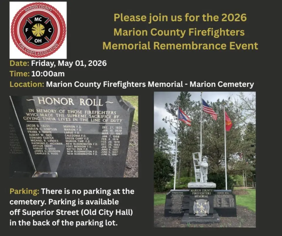 Ceremony Honoring Fallen Firefighters at the Marion County Firefighters ...