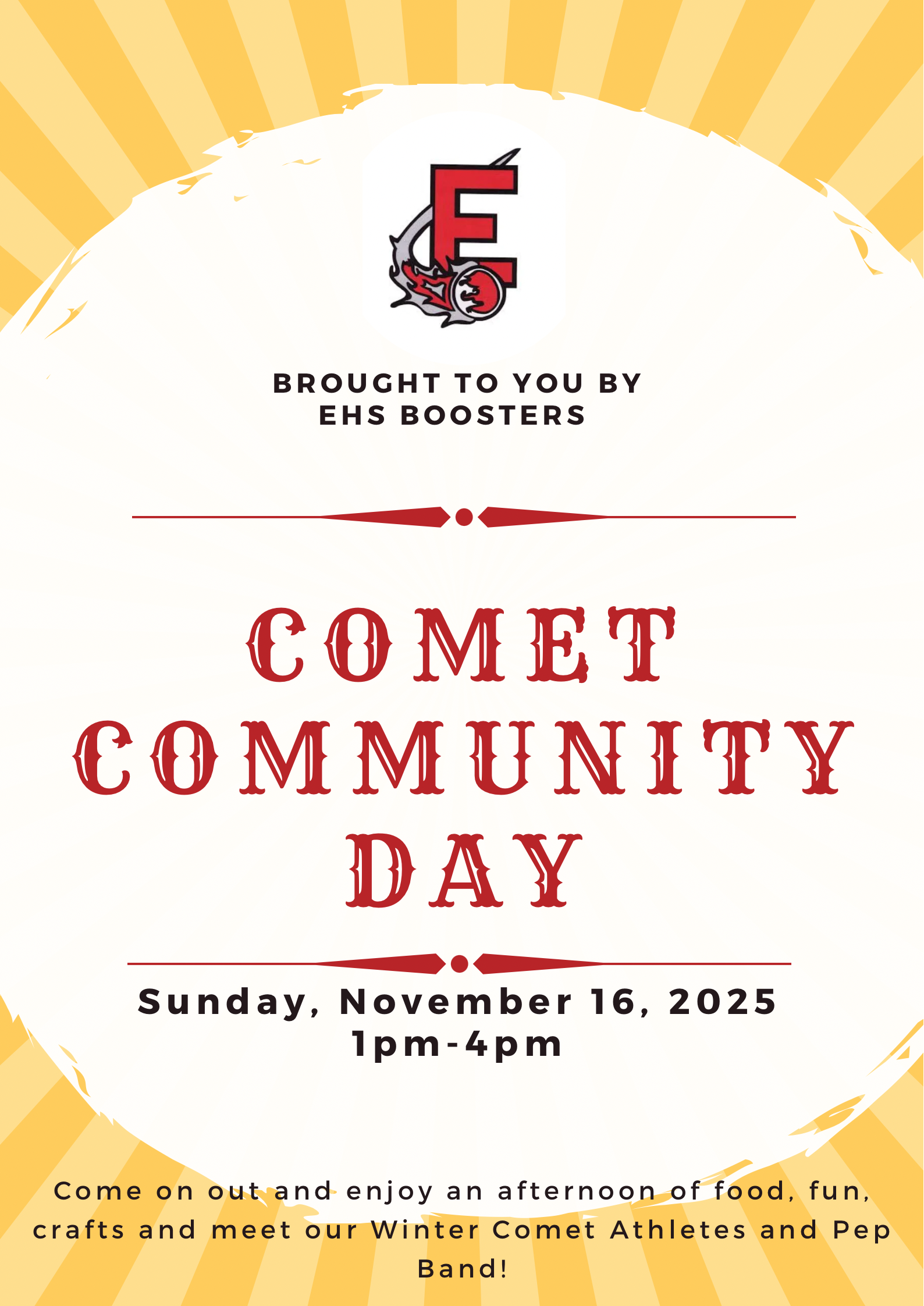 Comet Community Day at Elgin High School - Marion Area Convention and ...