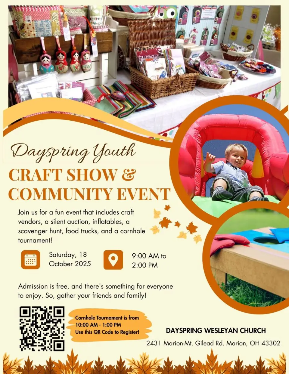 Dayspring Youth Craft Show & Community Event at Dayspring Wesleyan ...